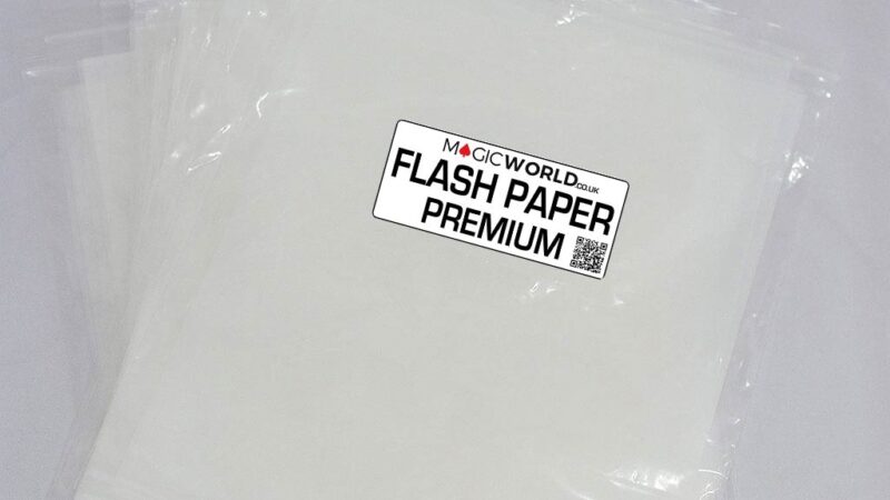 Flash Paper Premium 4 Sheets MagicWorld Magic Shop